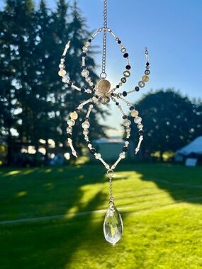 Accents | Crystal Beaded Spider Suncatcher | Poshmark